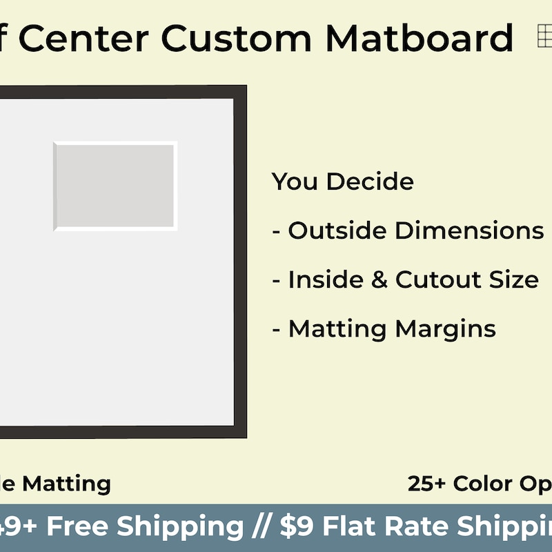 Unique Matboards - Etsy