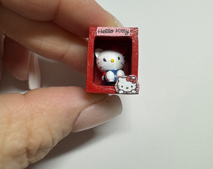 Miniature Kitty Character Toy Replica Leololabykelly - Etsy