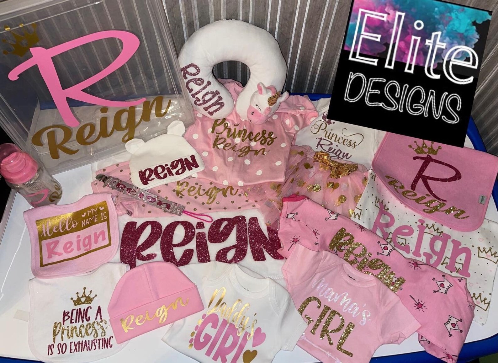 Large Customized Baby Box - Etsy