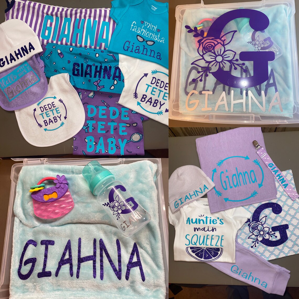 Large customized baby box | Etsy