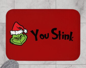 Christmas Bath Mat | Etsy