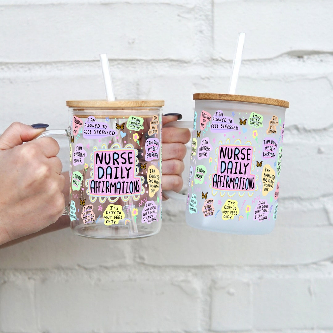 Nurse Daily Affirmations Mug, Nurse Appreciation Gifts Bulk, Nurse Week ...