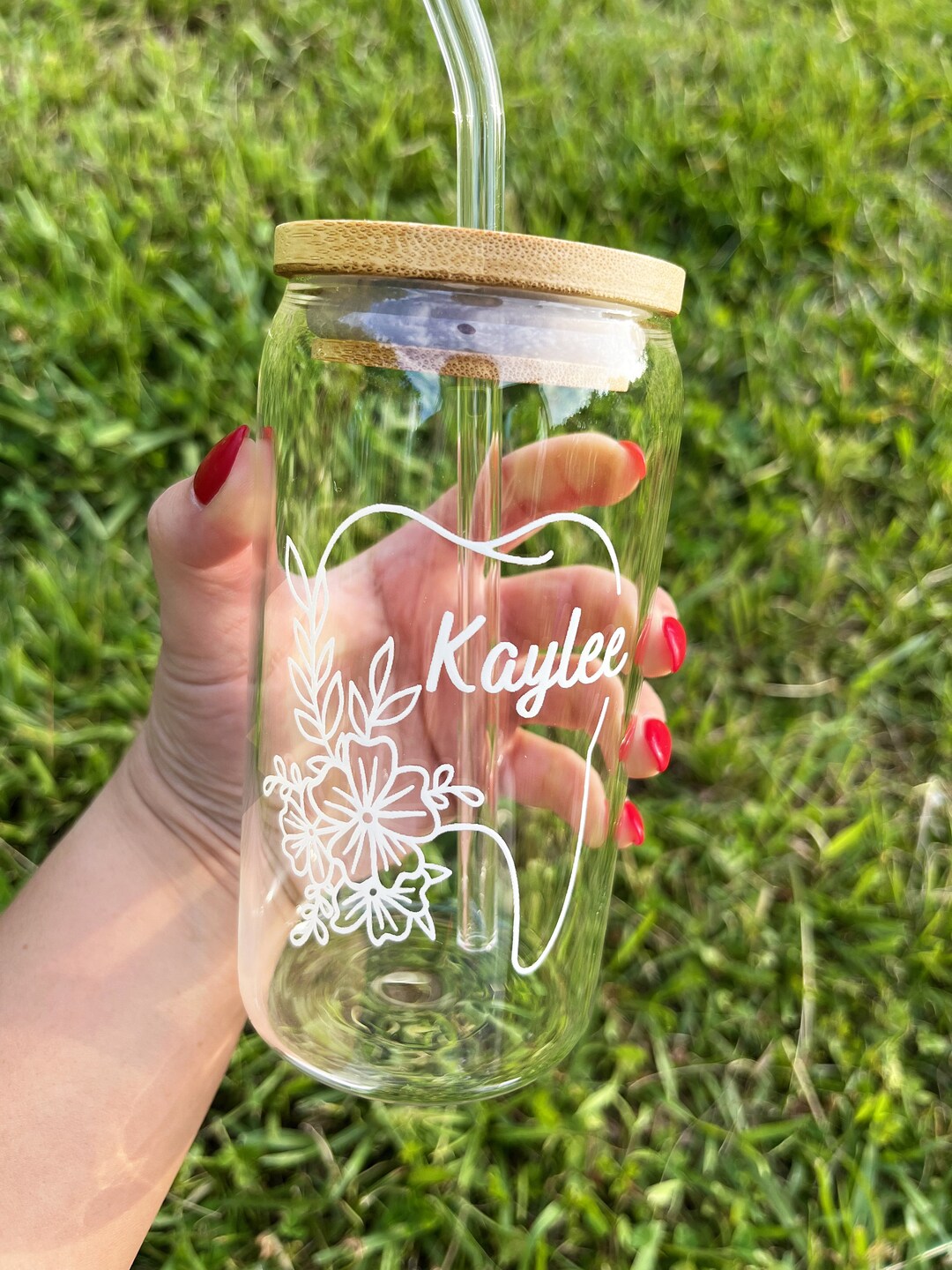 Personalized Dental Hygienist Iced Coffee Cup: Dentist Gift With Lid ...