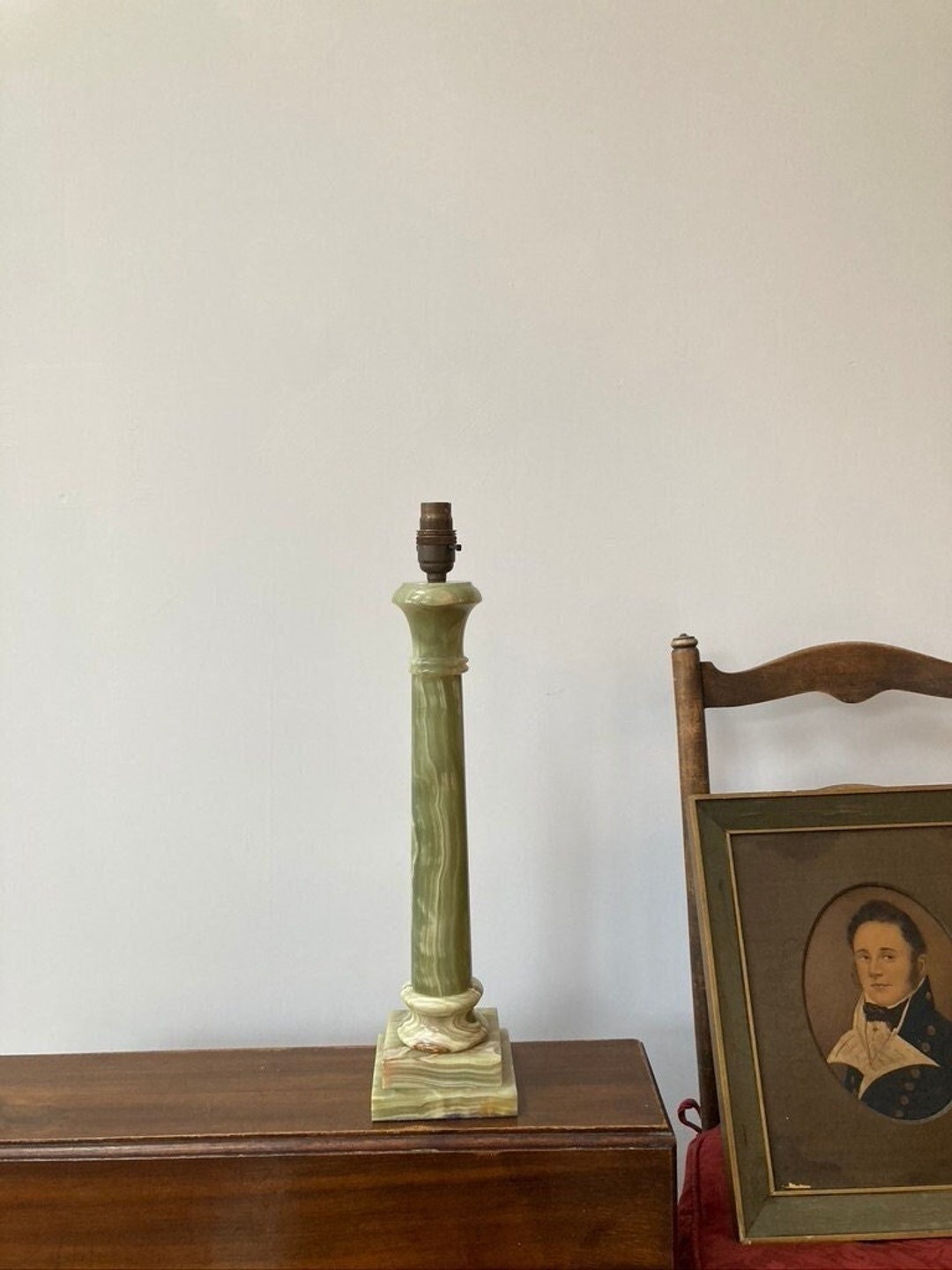 Tall Heavy Onyx Column Table Lamp Base - Etsy UK