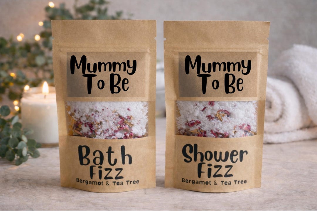 Mummy to Be | New Mum Gift | Bath Fizz | Shower Fizz | Bath Bomb Salts ...