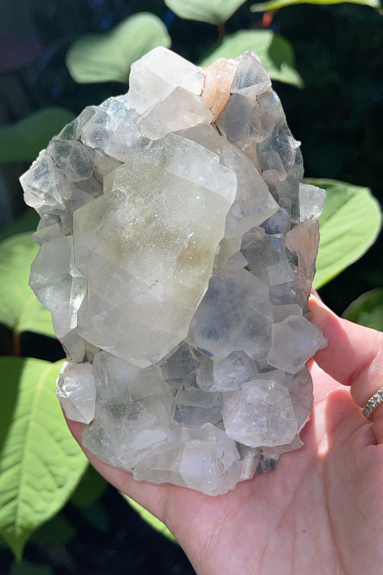 Apophyllite With Blue Chalcedony - Etsy UK