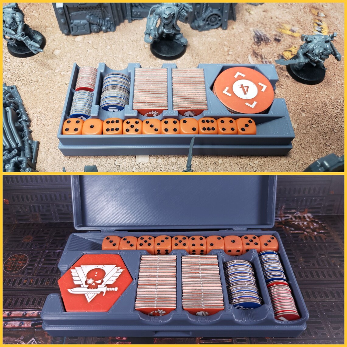 Warhammer Kill Team Token Holder Storage Box - Etsy