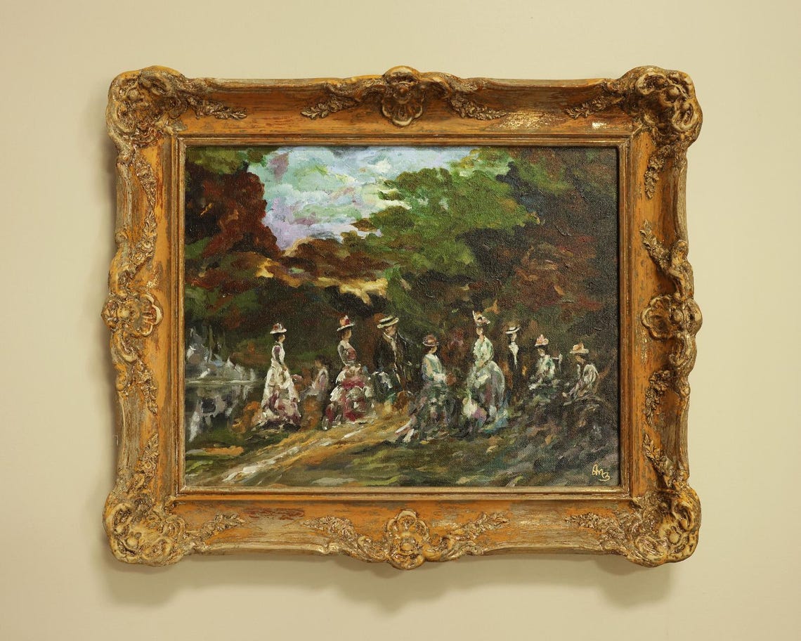 Ladies Who Lunch Painting DIGITAL DOWNLOAD - Etsy