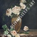 Six White Roses DIGITAL DOWNLOAD - Etsy