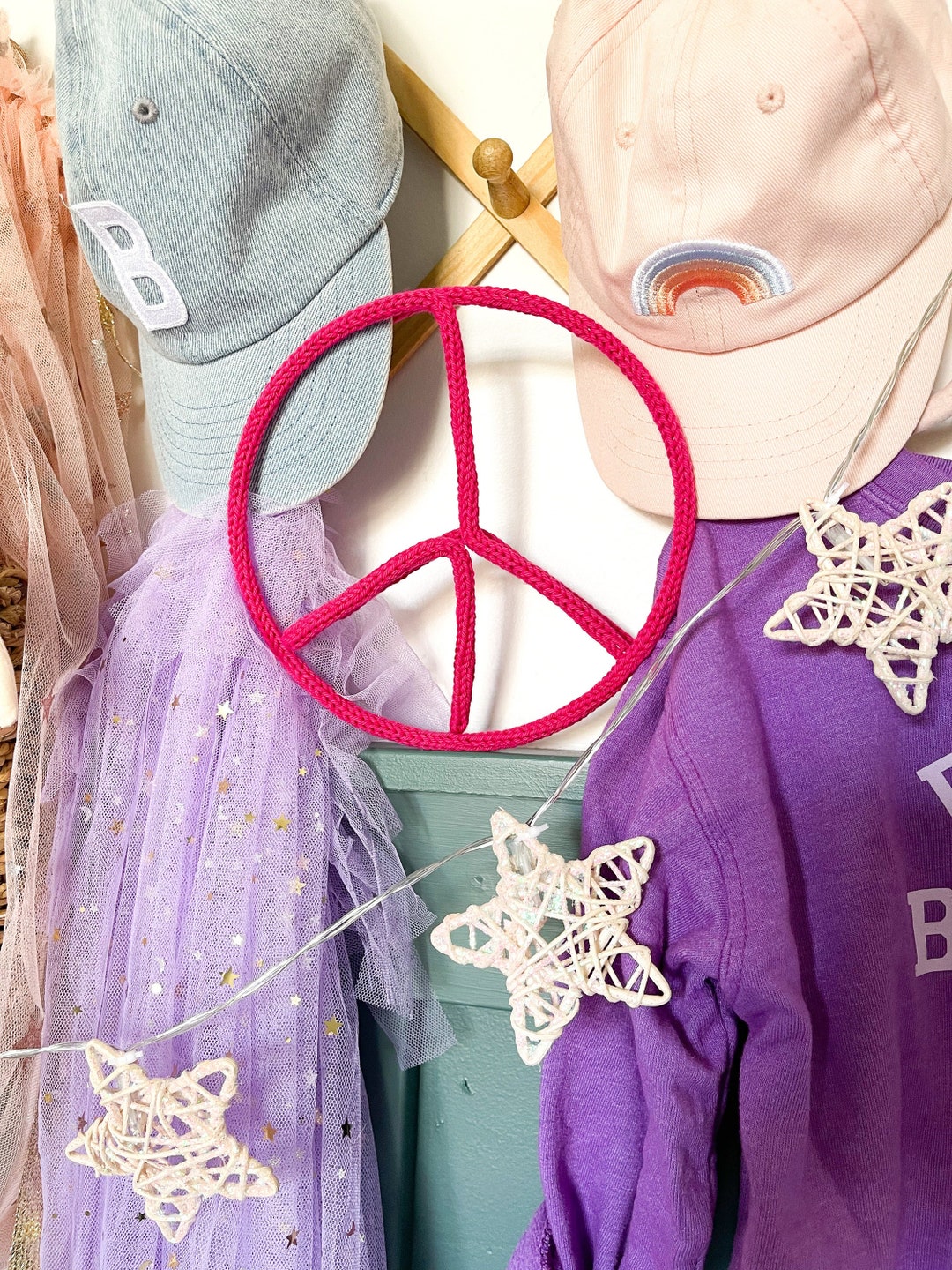 Wire Peace Sign, Metal Peace Sign Symbol, Peace Sign Wall Hanging ...