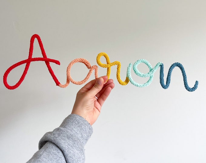 Wire Name Sign Personalized Nursery Name Sign Kids Room Wall - Etsy