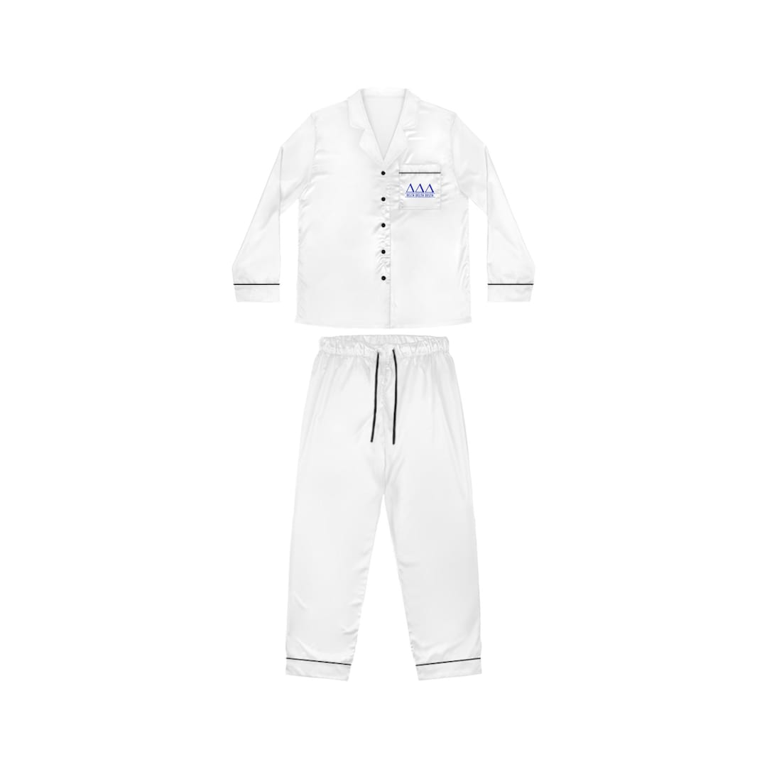 Delta Delta Delta Satin Pajamas - Etsy