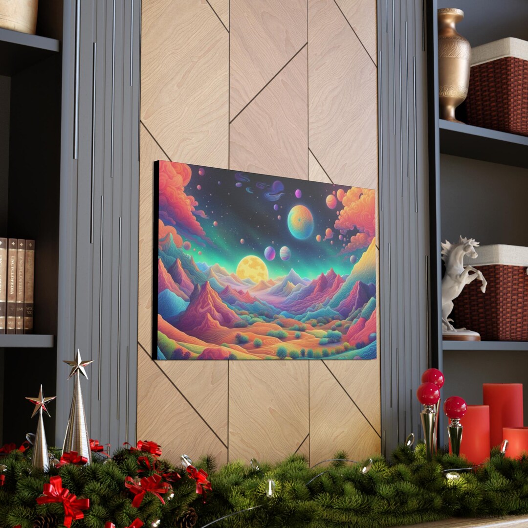 Wall Art Decor, Colorful Gallery Pictures, Unique Home Decor, Cool Art ...