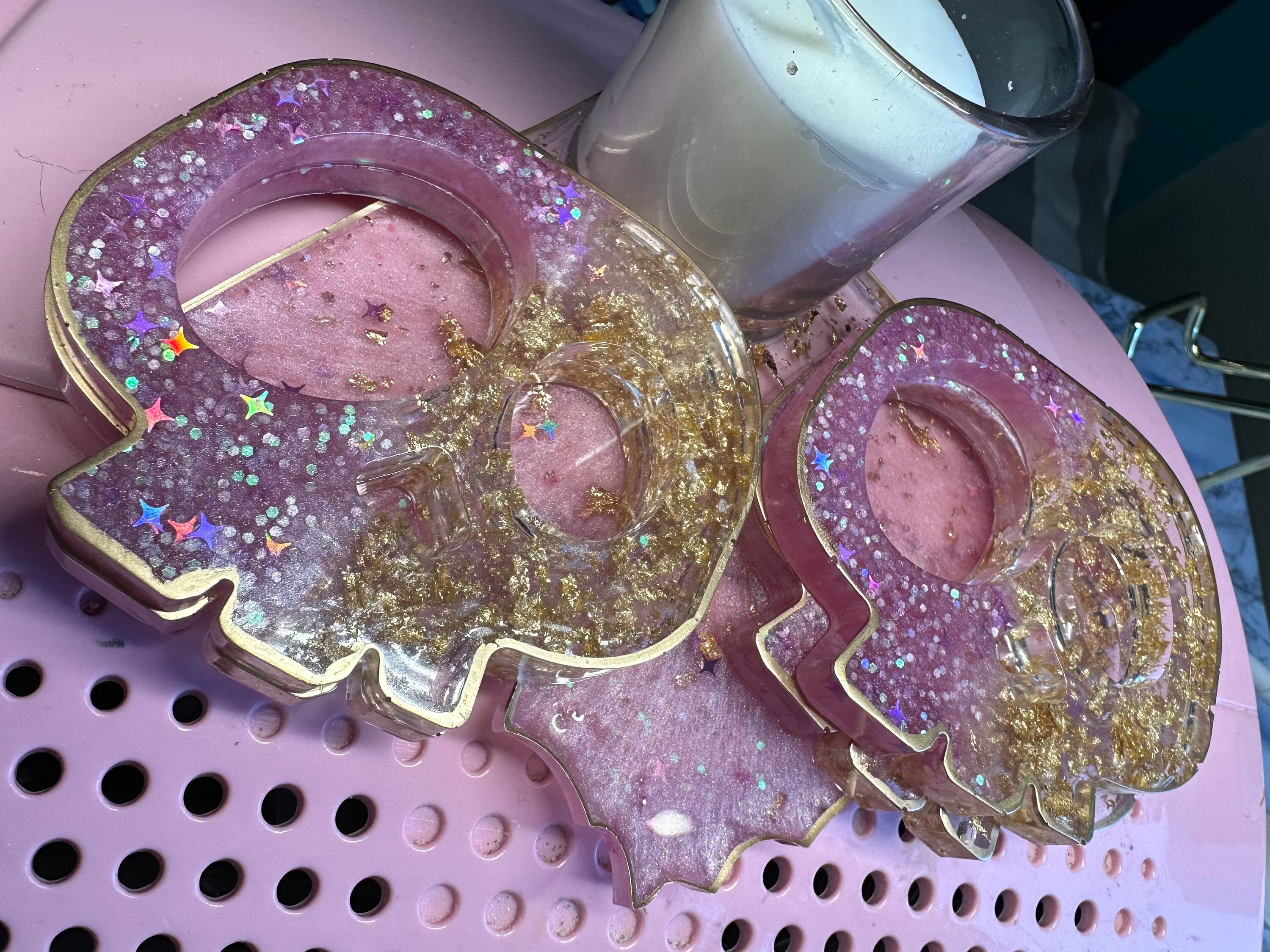 Blue,green,and White Zombie Mermaid Eyelash Kit With Eyelashes and Glue ...