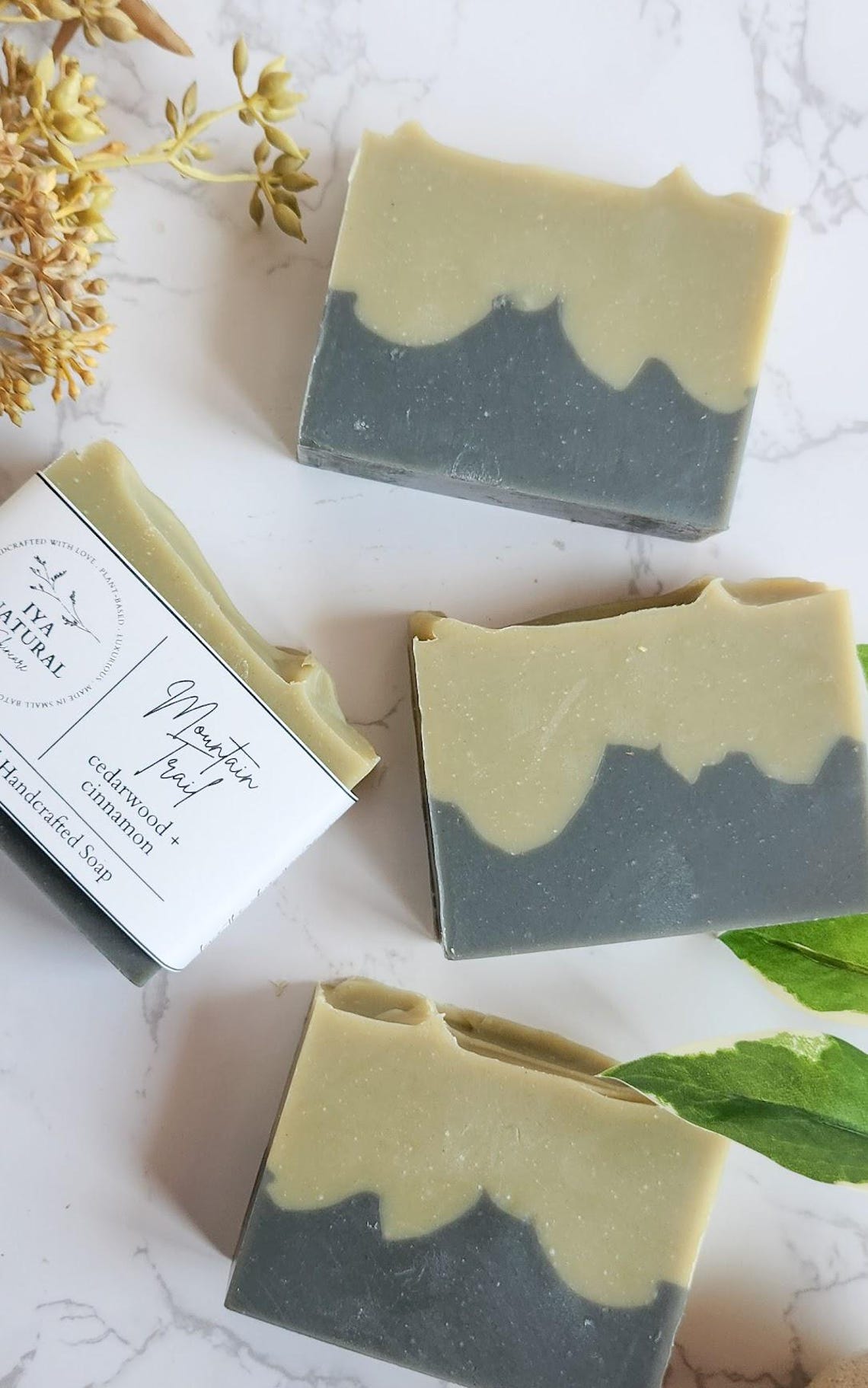 Mountain Trail Soap: Vegan Cold Process With Sea Clay - Etsy