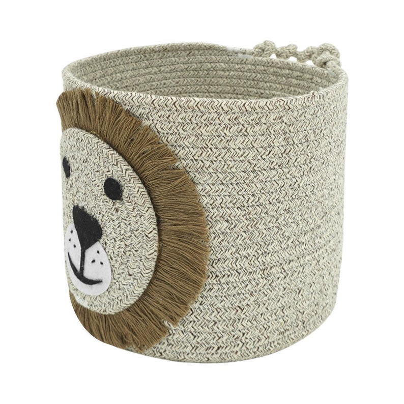 Lion Basket for Nursery Decor, Blankets, Baby Shower, Special Gift Idea ...
