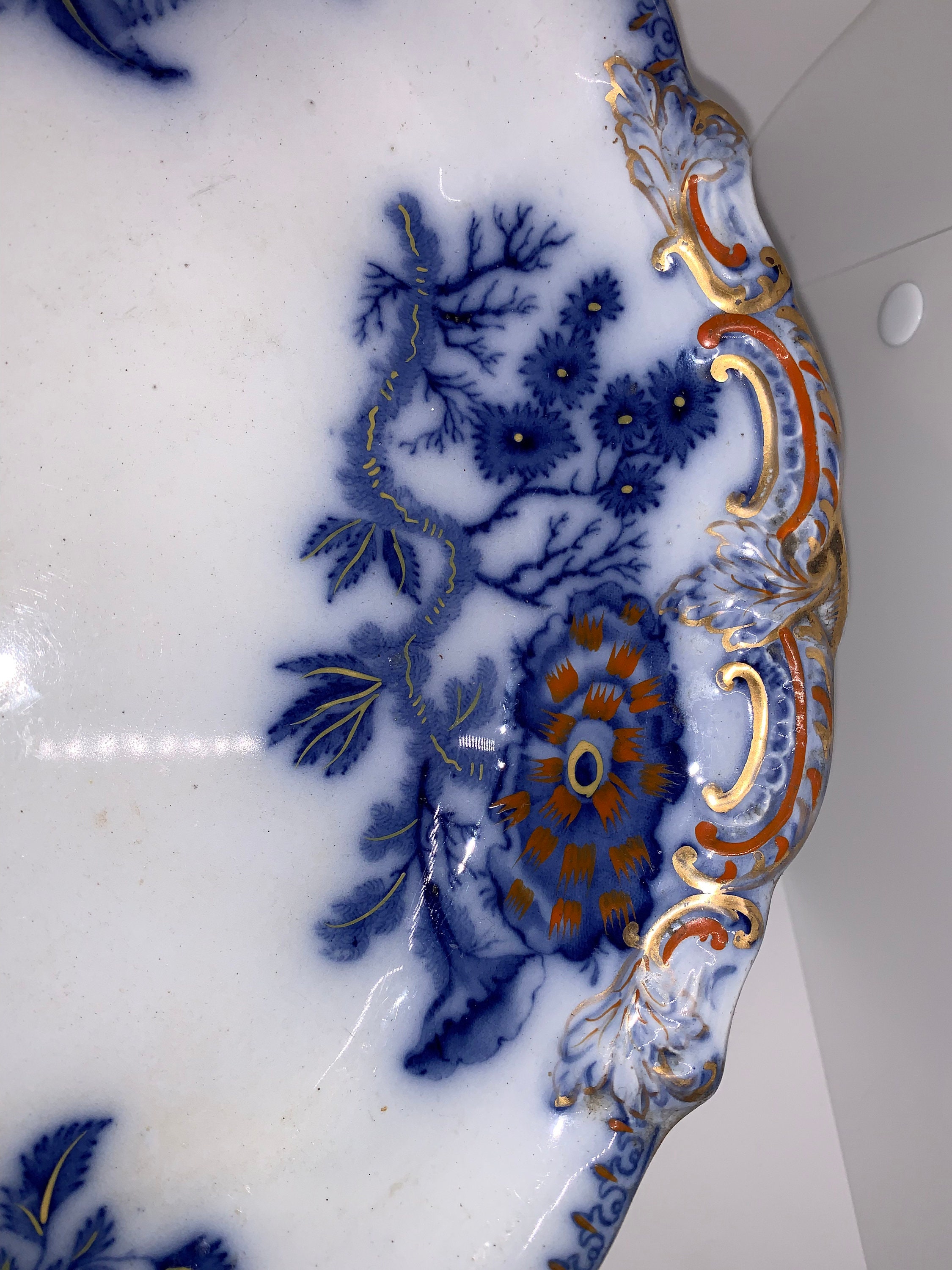 Antique Copeland Late Spode Raised Platter - Etsy