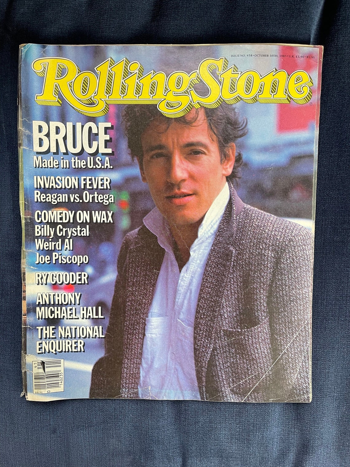 Vintage Bruce Springsteen 1981 Rolling Stone Magazine - Etsy