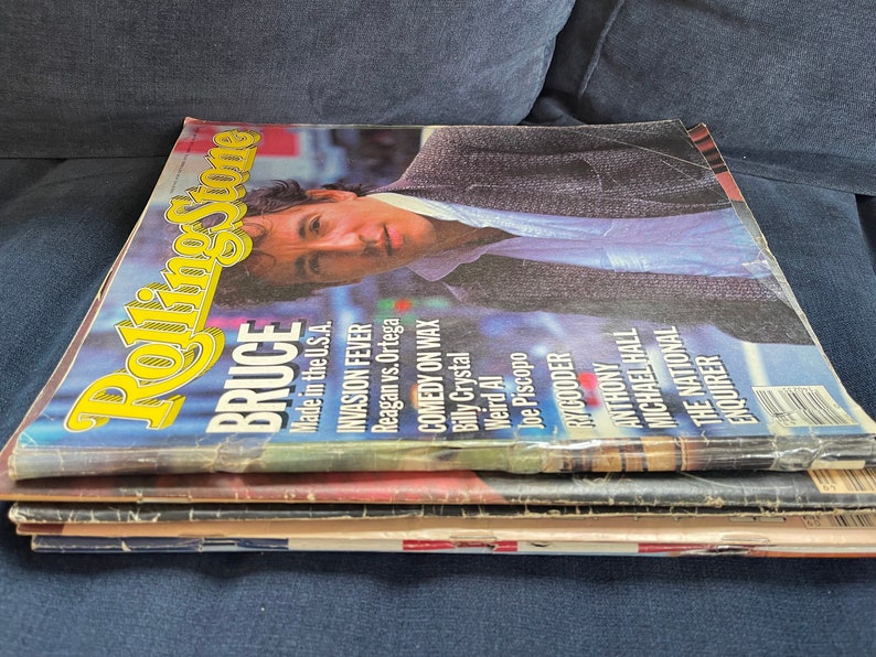 Vintage Bruce Springsteen 1981 Rolling Stone Magazine - Etsy