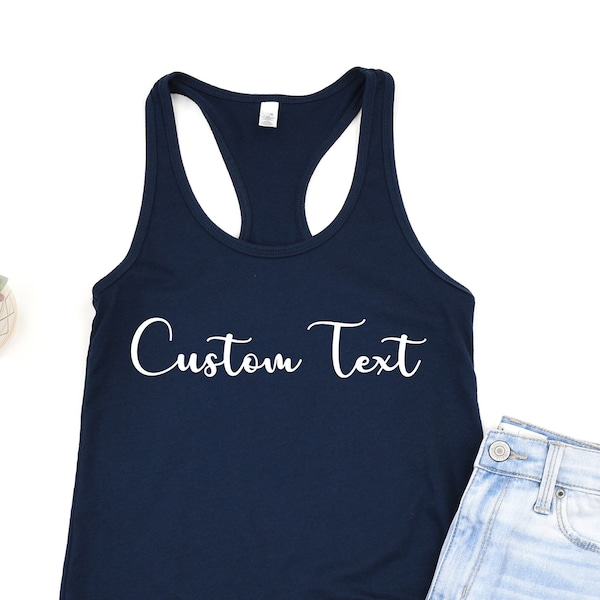 Racer Back Tank Tops - Etsy