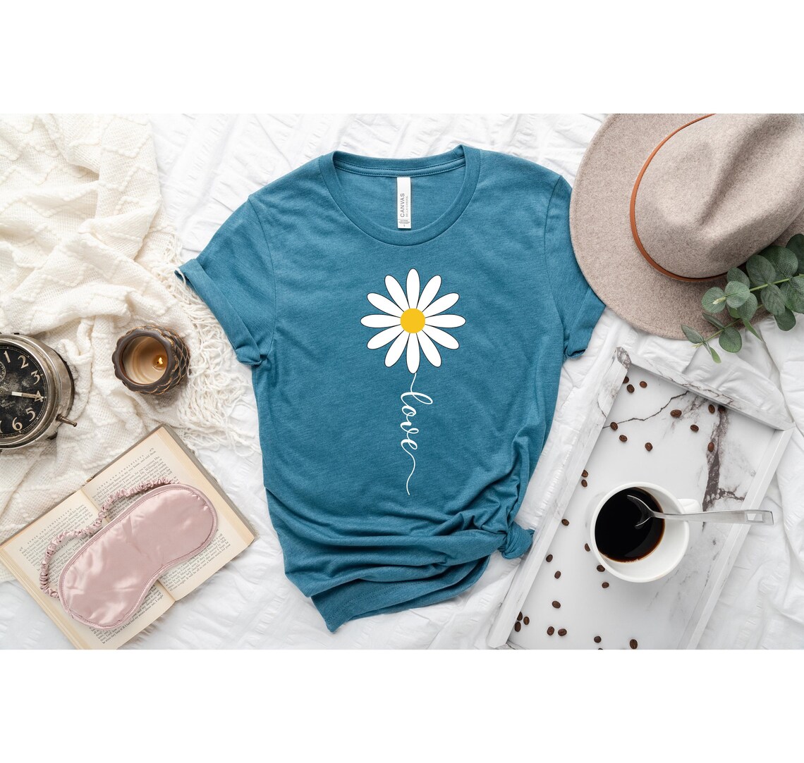 Daisy Shirt Daisy Love T Shirt Wildflower Shirt Boho Shirt - Etsy