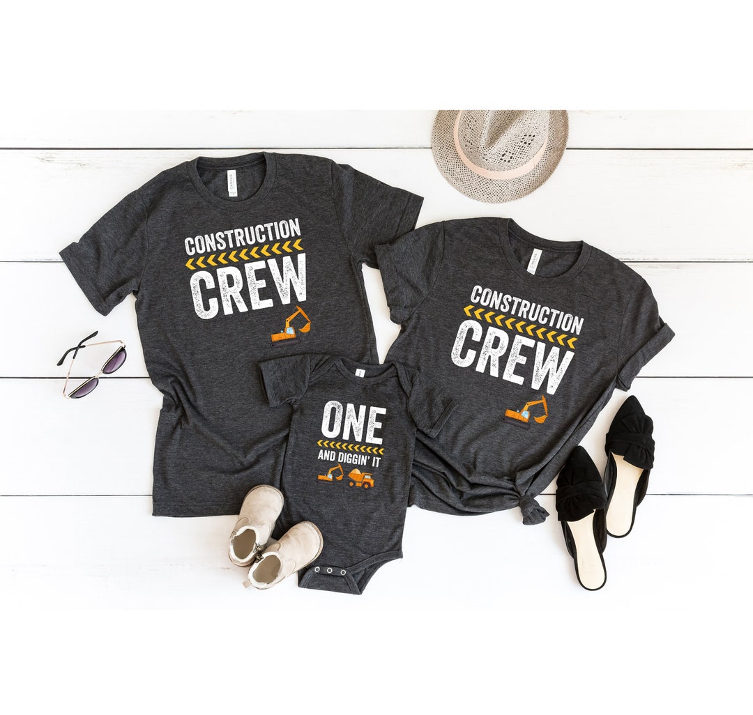 Construction Crew Shirt, Two and Diggin' It, Birthday Boy Shirt ...