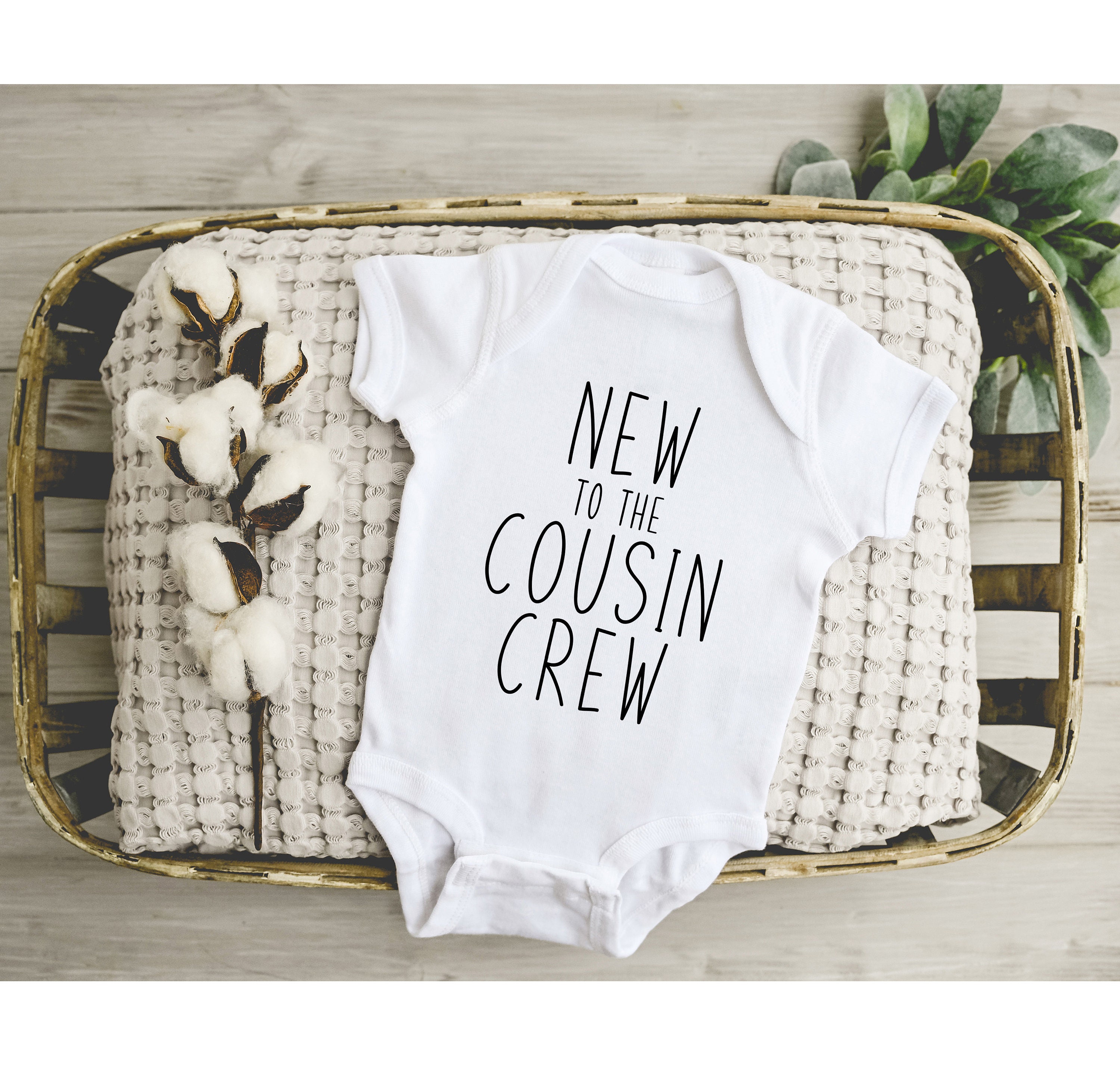 New to the Cousin Crew Bodysuit Baby Onesie Baby Onesie® - Etsy