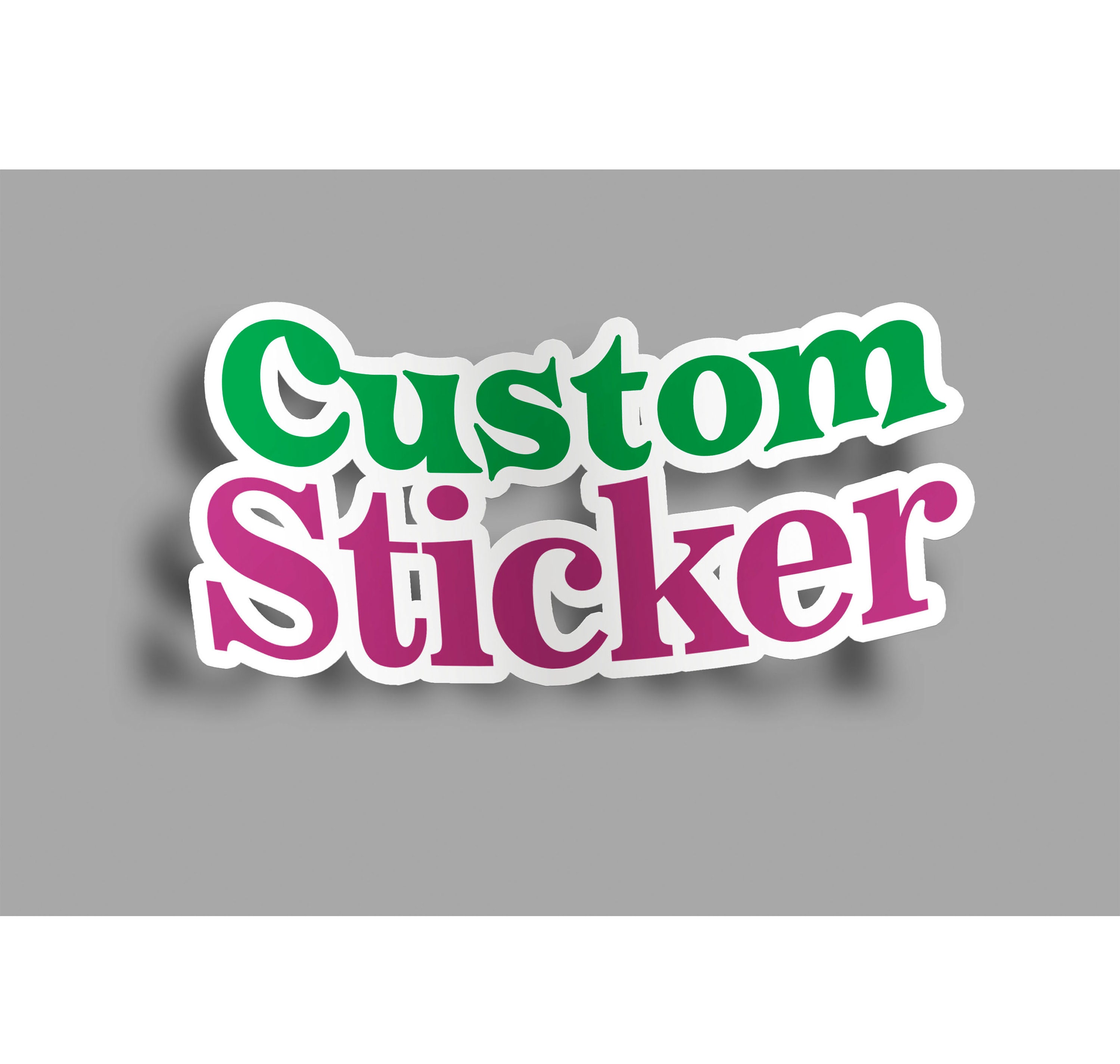 Custom Sticker More Fonts Aesthetic Stickers - Etsy