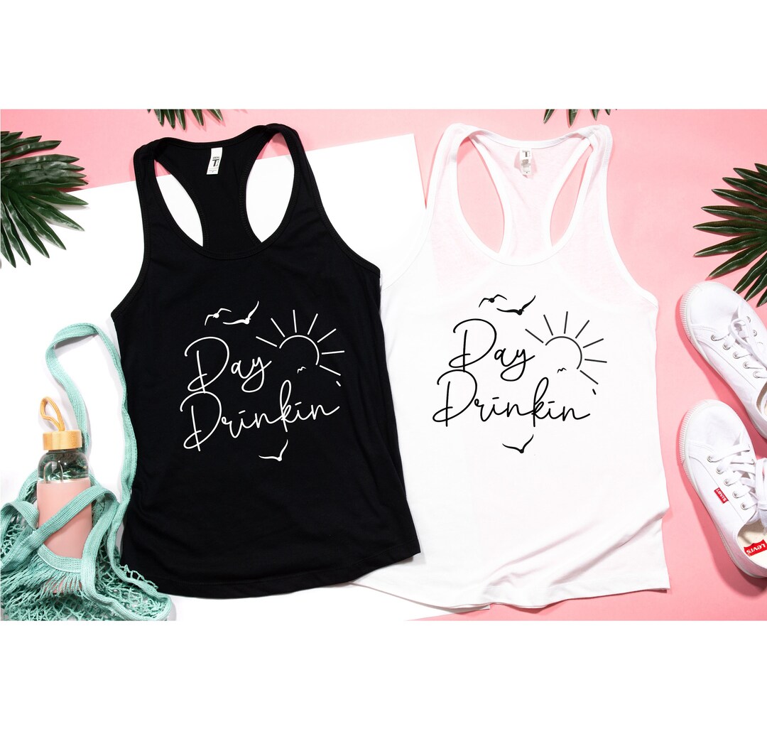Summer Tank Top, Day Drinking Tank Tops, Day Drinking Shirt, Beach ...