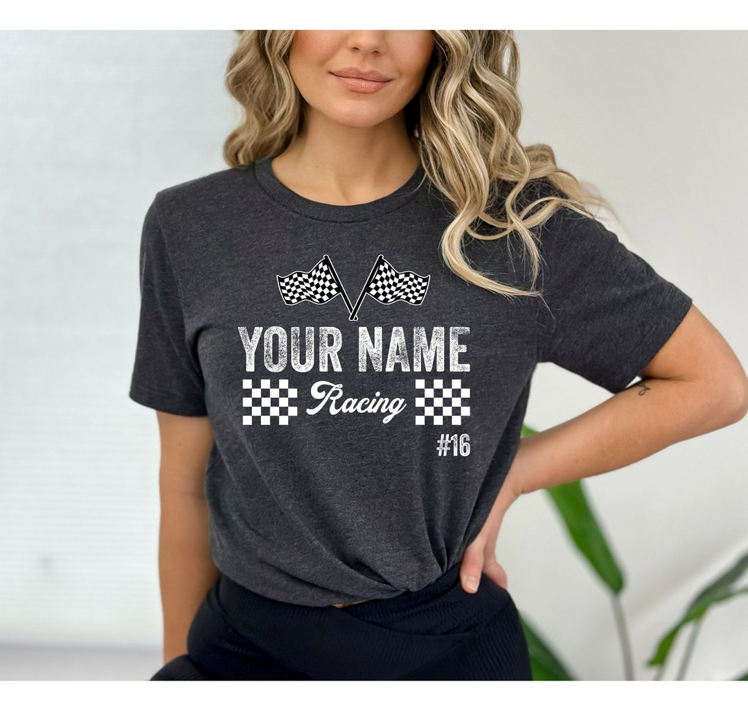 Personalized Race Shirts With Number and Name, Custom Racing Your Name ...