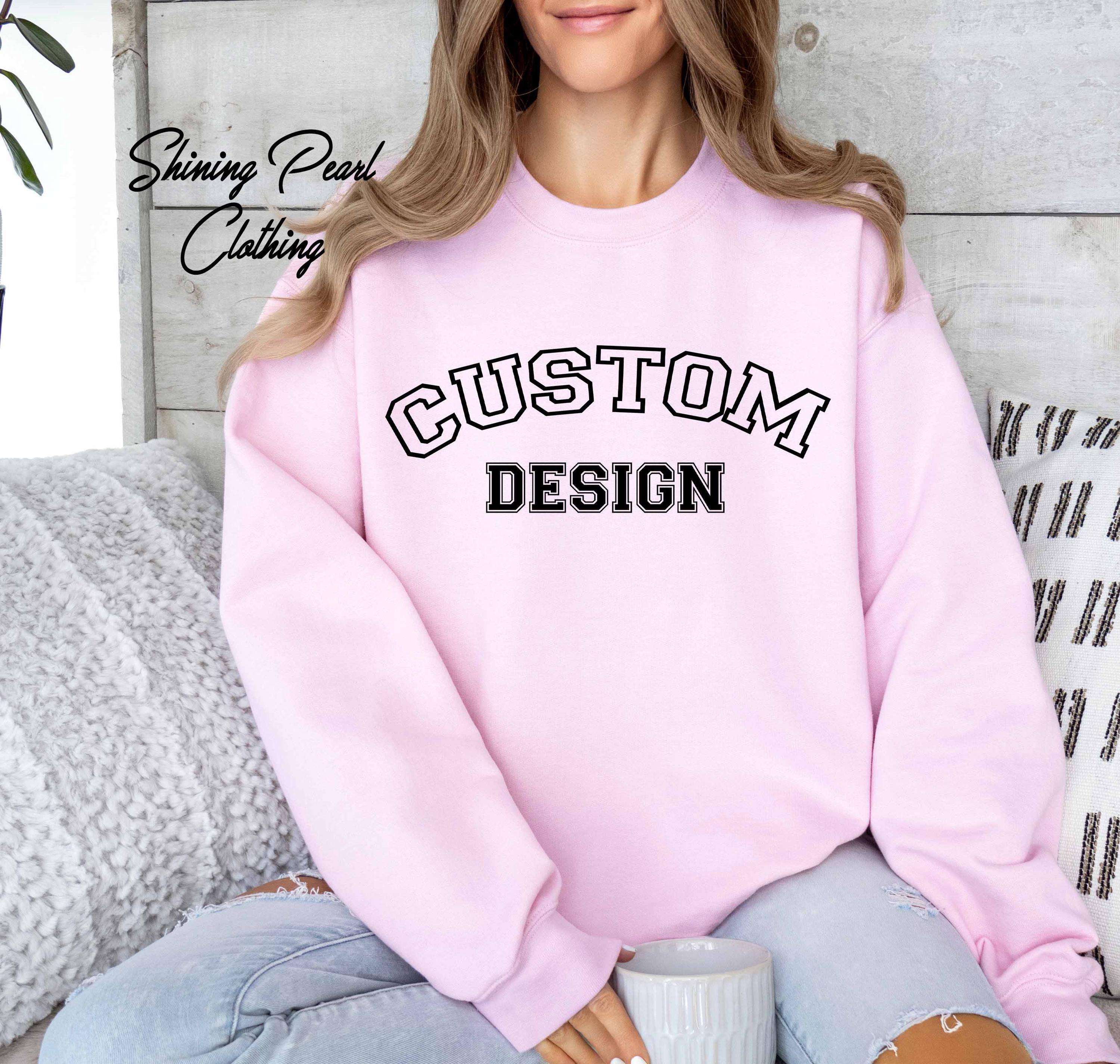 Custom Sweatshirt With Logo, Photo, Personalized Crewneck for Kids, Add ...
