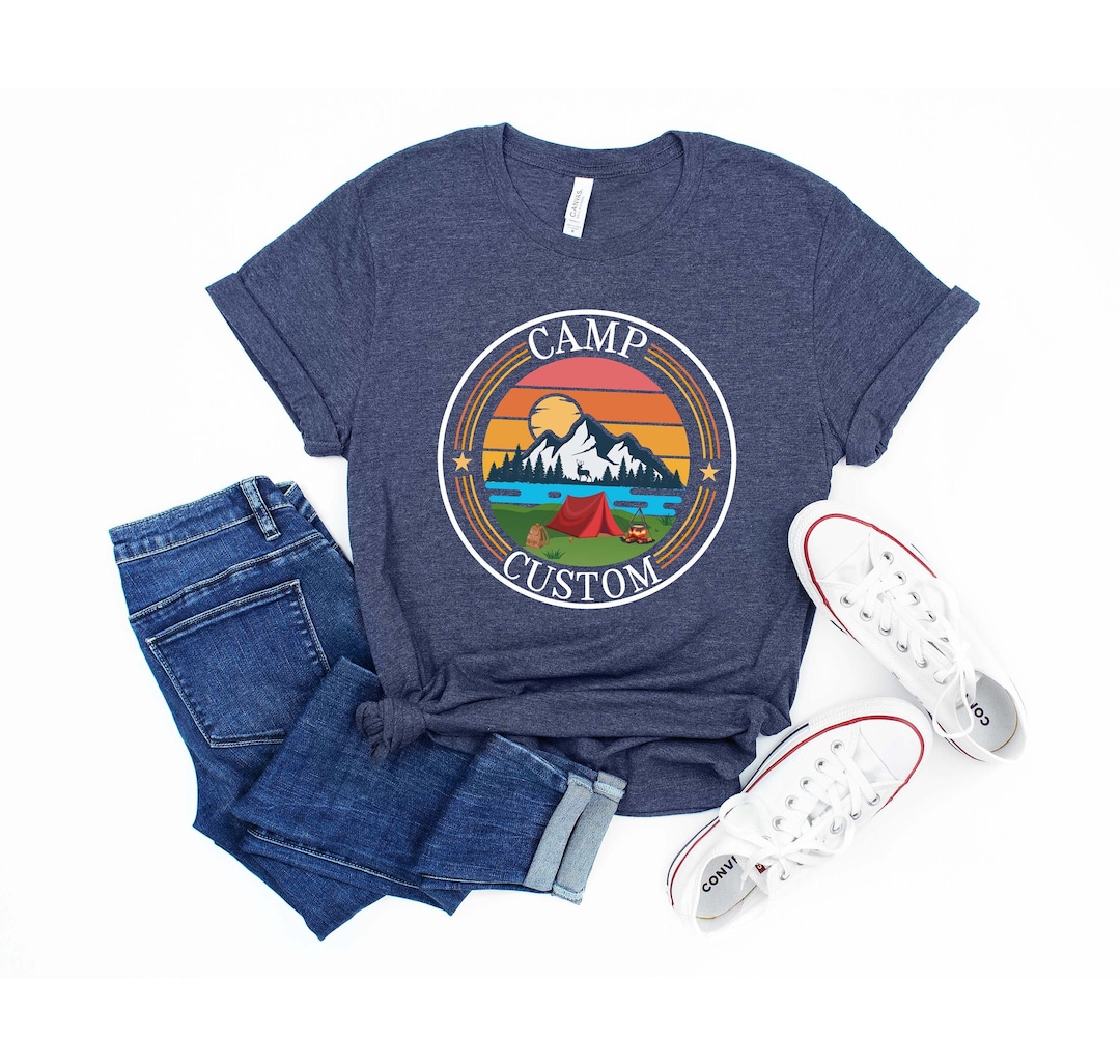 Custom Camp Shirt, Camp Shirts, Campin Family Matching Shirt, Camper T ...