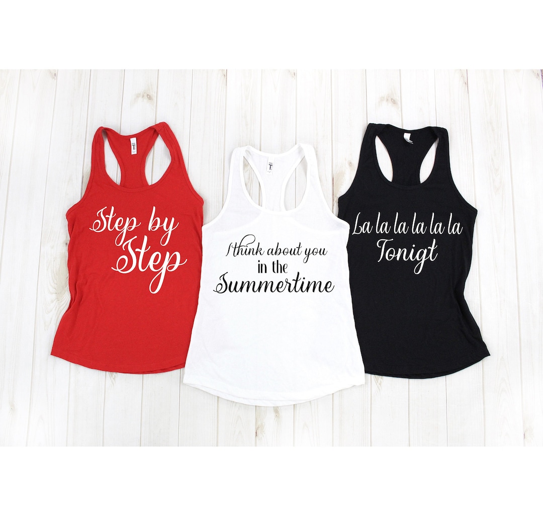 Boy Band Concert Tank Tops Song Lyrics Tank Top,one Fitted Tank Top ...