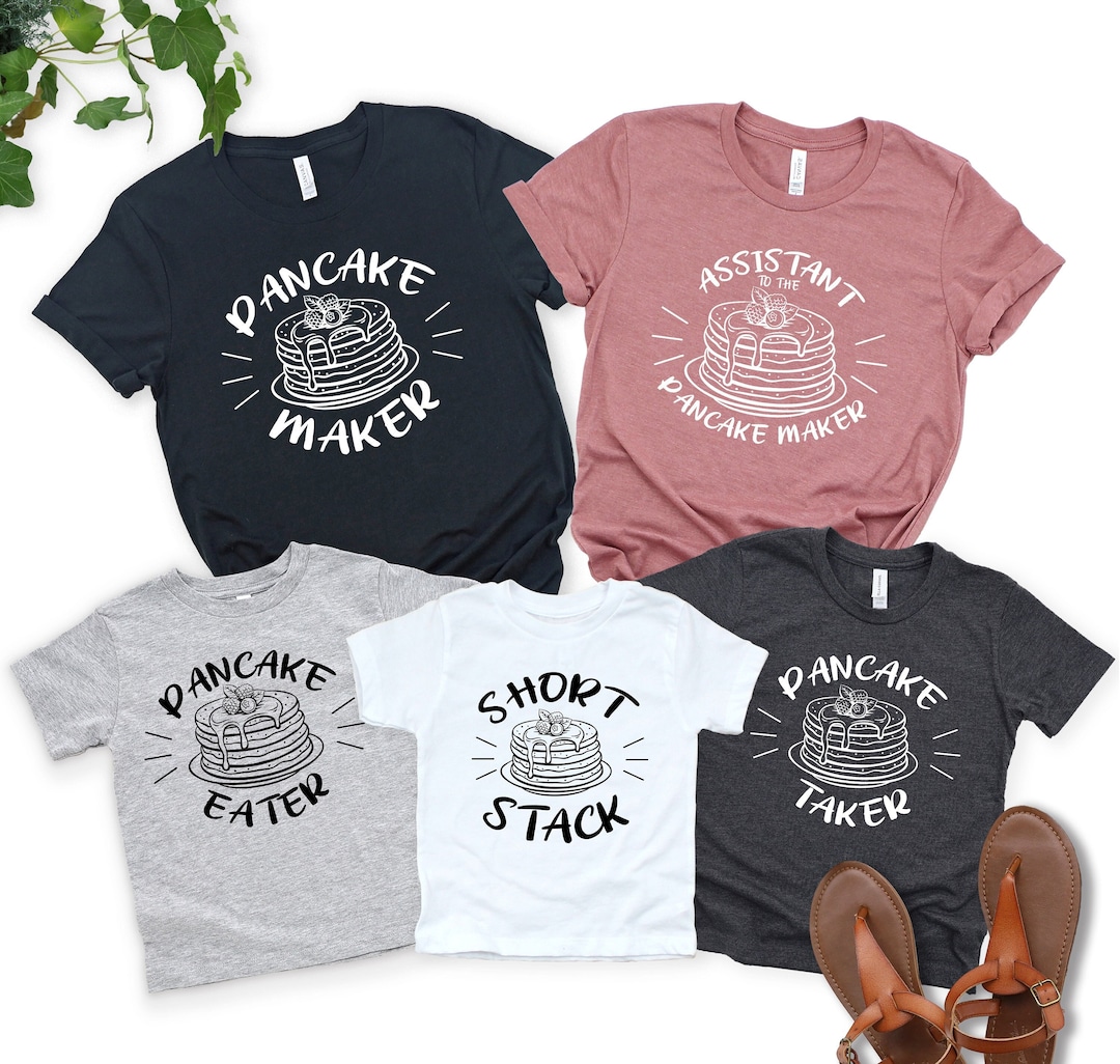 Pancake Maker Shirt, Matching Shirt, Dad and Kid Shirt, Fathers Day Tee ...