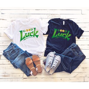 Good Luck Raglan Graphic T-shirts, Luck Anmation Movie Shirt, Well ...