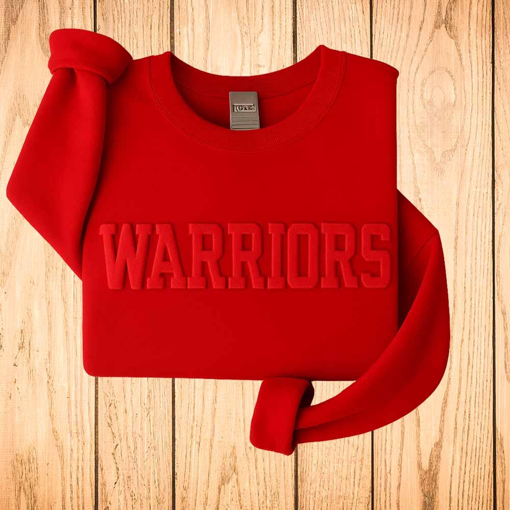 Custom Puff Print Team Name Sweatshirt, Personalized Puff Writing for ...