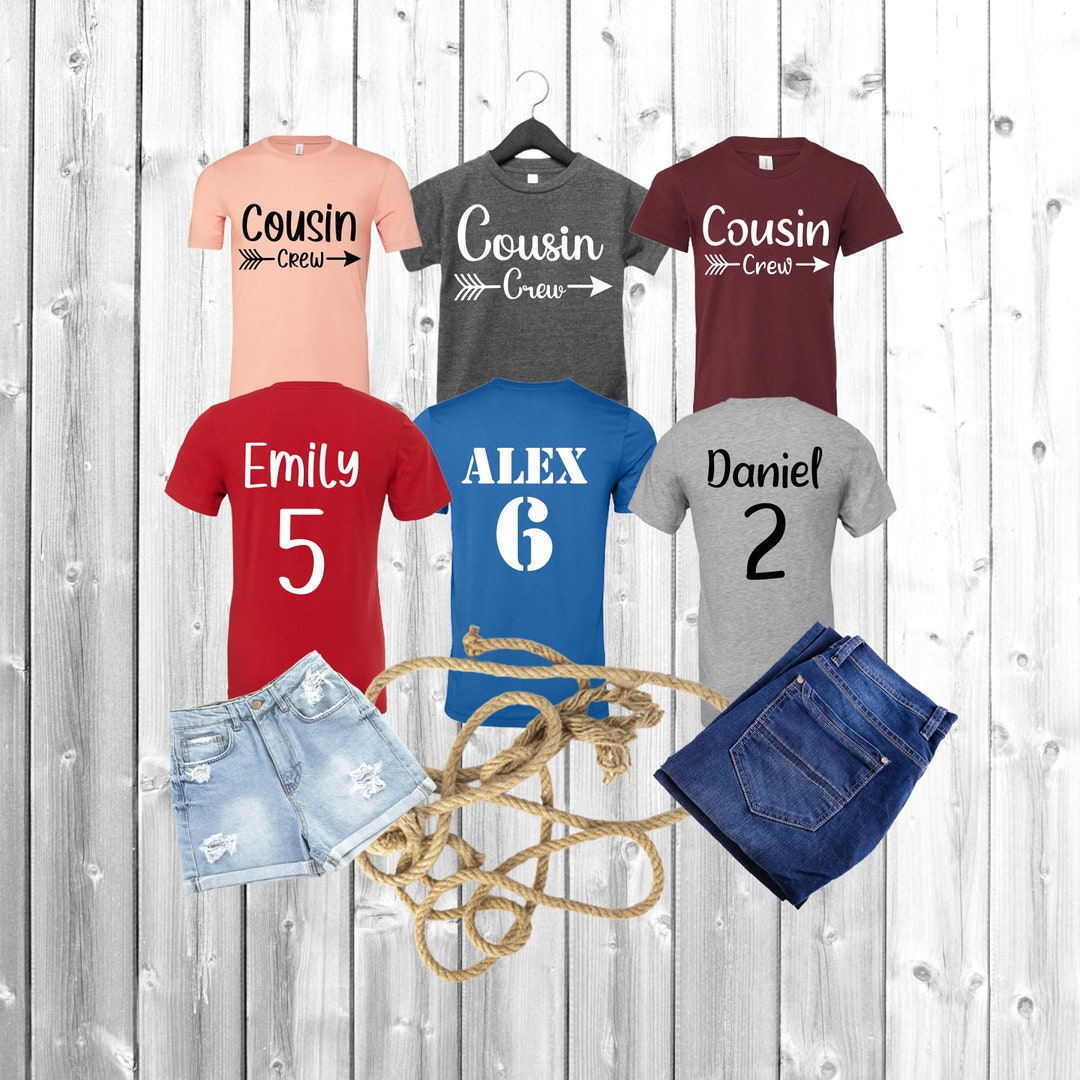 Cousin Crew Matching Family Shirts, Cousin Crew Shirts, Kids Matching ...