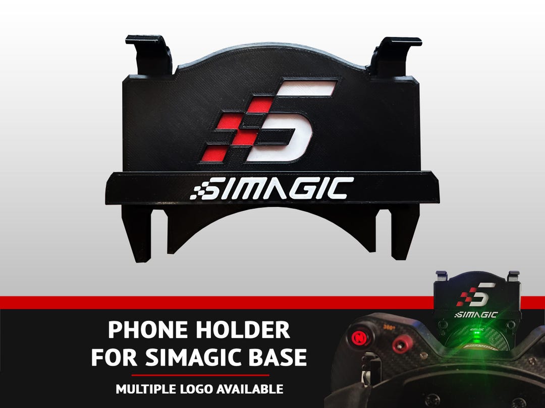 Phone Holder for All Simagic Base Alpha, Alpha Mini, Alpha U - Display ...