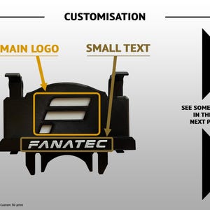 Phone Holder for All Fanatec Base - Display Your Dashboard - 3D Printed ...