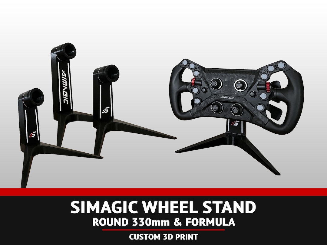 Simagic Wheel Stand - Custom 3D Print for 330mm Circle Wheel and ...