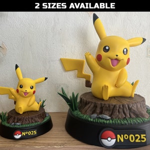 Pikachu Diorama 3D Print Hand Painted Fan Made Pokemon Statue - Etsy
