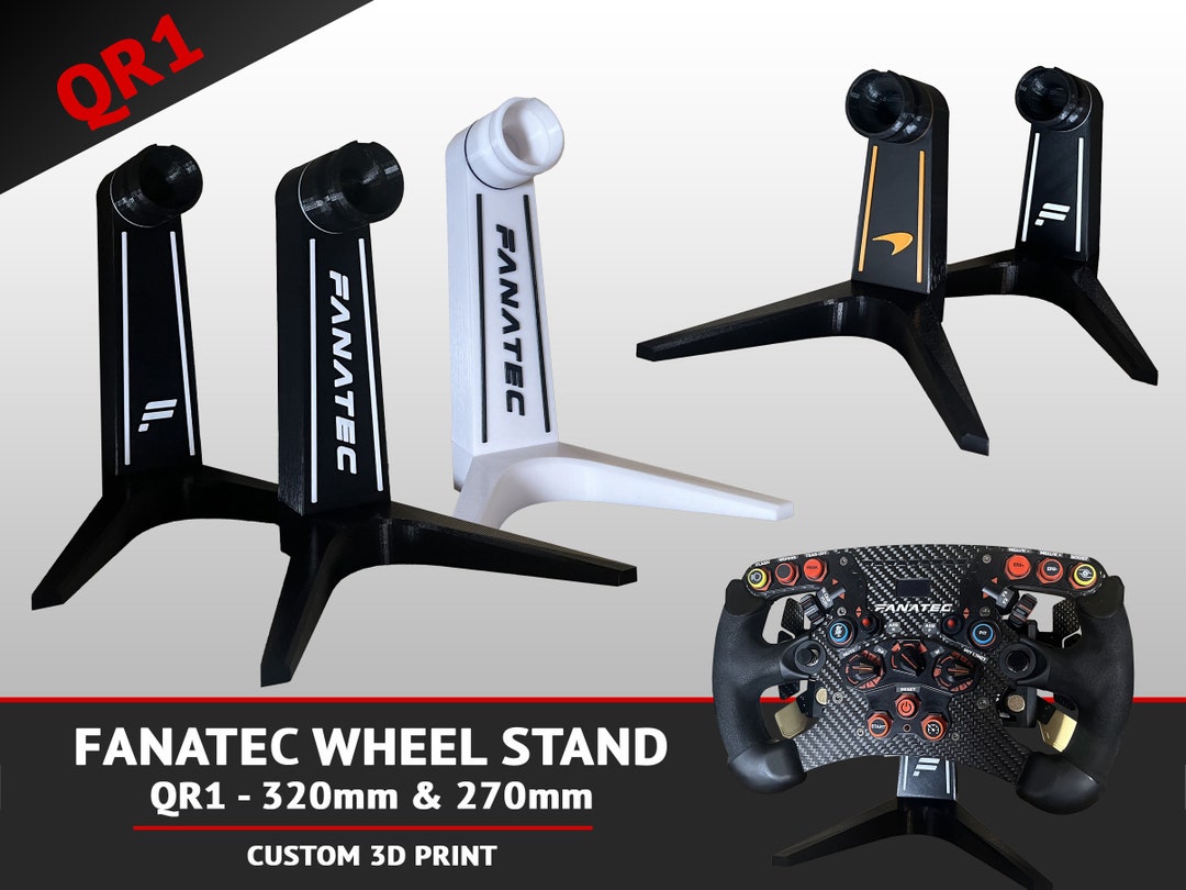 Fanatec Wheel Stand QR1 Custom 3D Print for 320mm Circle Wheel and 270mm F1 Style - Etsy