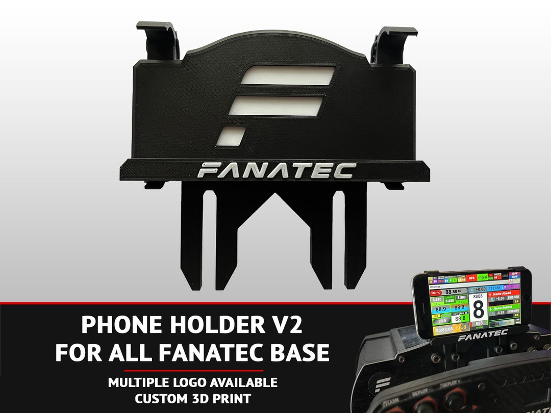 Phone Holder for All Fanatec Base Display Your Dashboard 3D Printed CSW ...