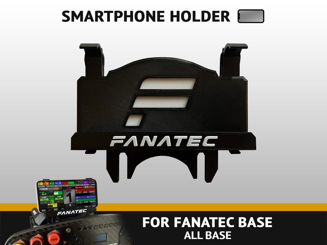 Phone Holder for All Fanatec Base - Display Your Dashboard - 3D Printed ...