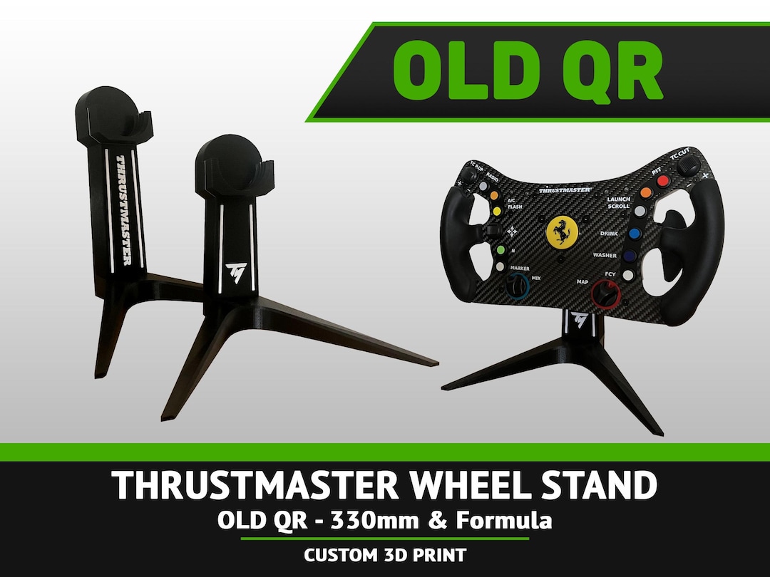 Thrustmaster Wheel Stand OLD QR - Custom 3D Print for 330mm Circle ...