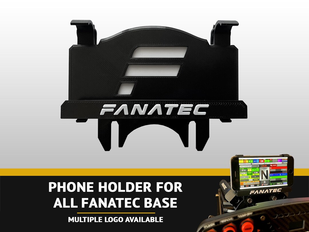 Phone Holder V4 for All Fanatec Base - Display Your Dashboard - 3D ...