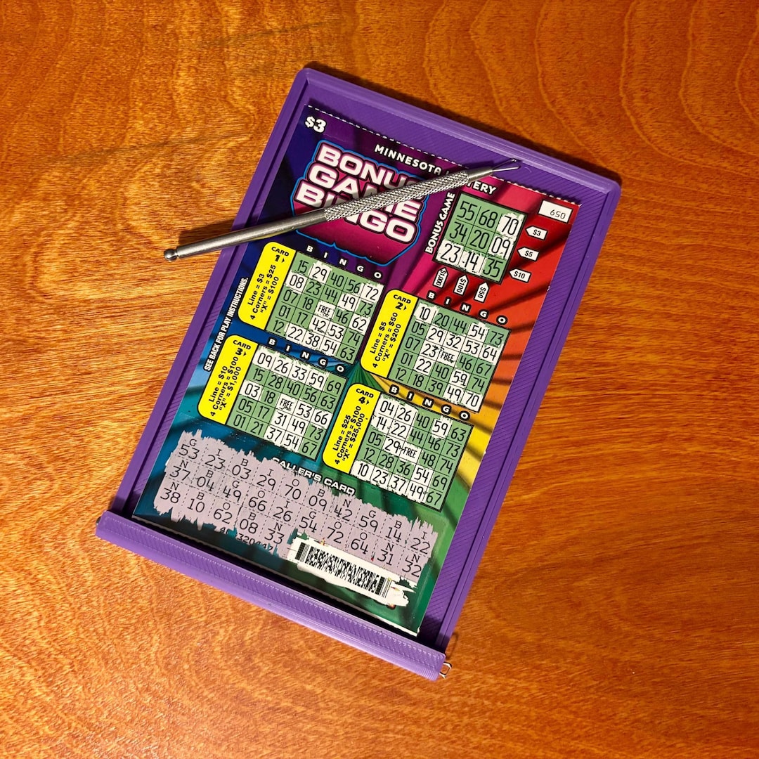 Personalized Lottery Ticket Scratch-off Tray With Hidden Scratcher ...