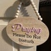 Praying - Please Do Not Disturb Door Hanger - Etsy