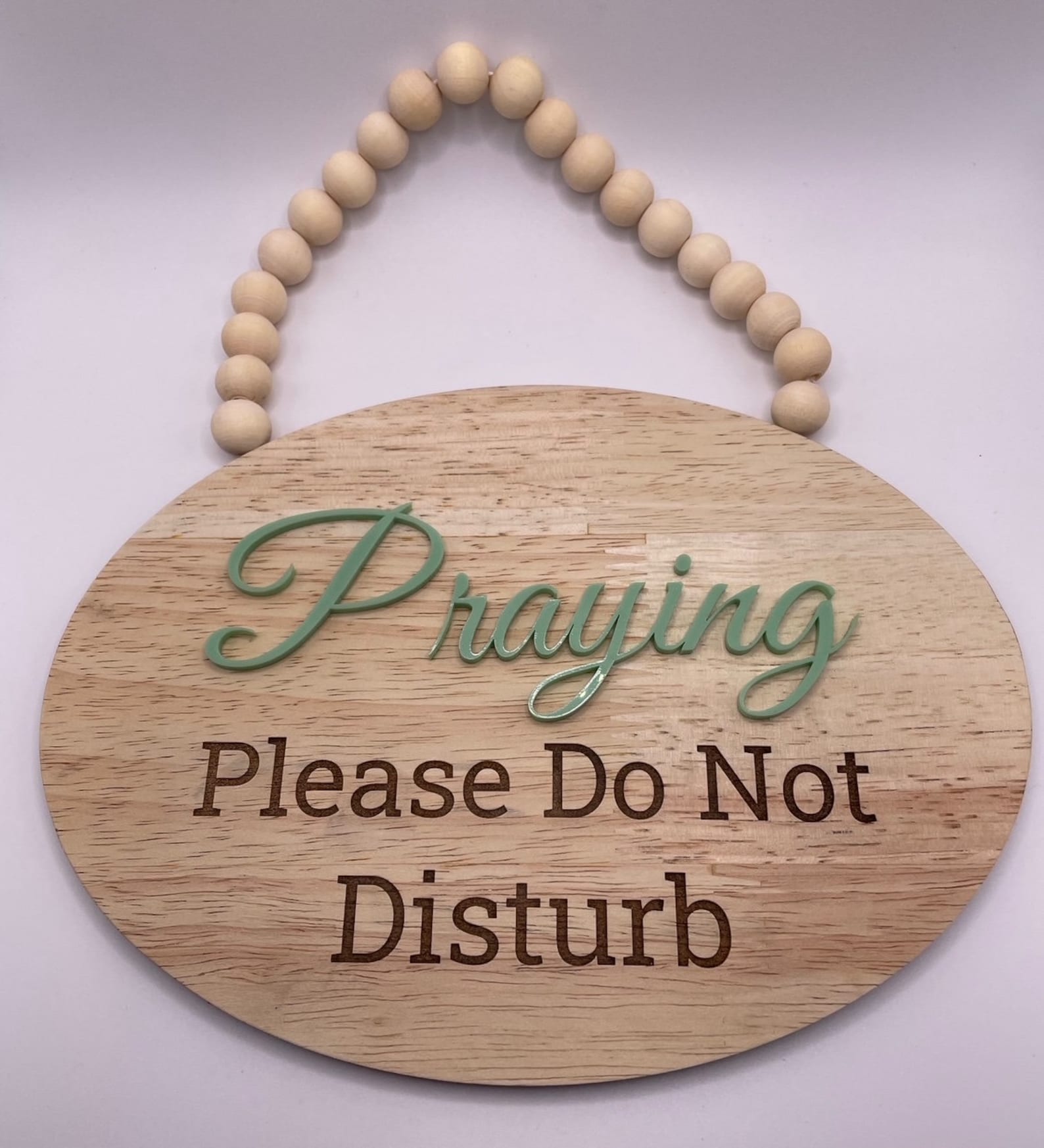 Praying Please Do Not Disturb Door Hanger - Etsy