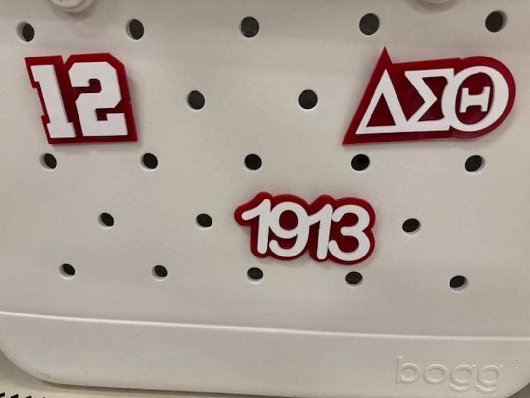Delta Sigma Theta Sorority Bogg Bag Inspired Charm - Certified Vendor ...
